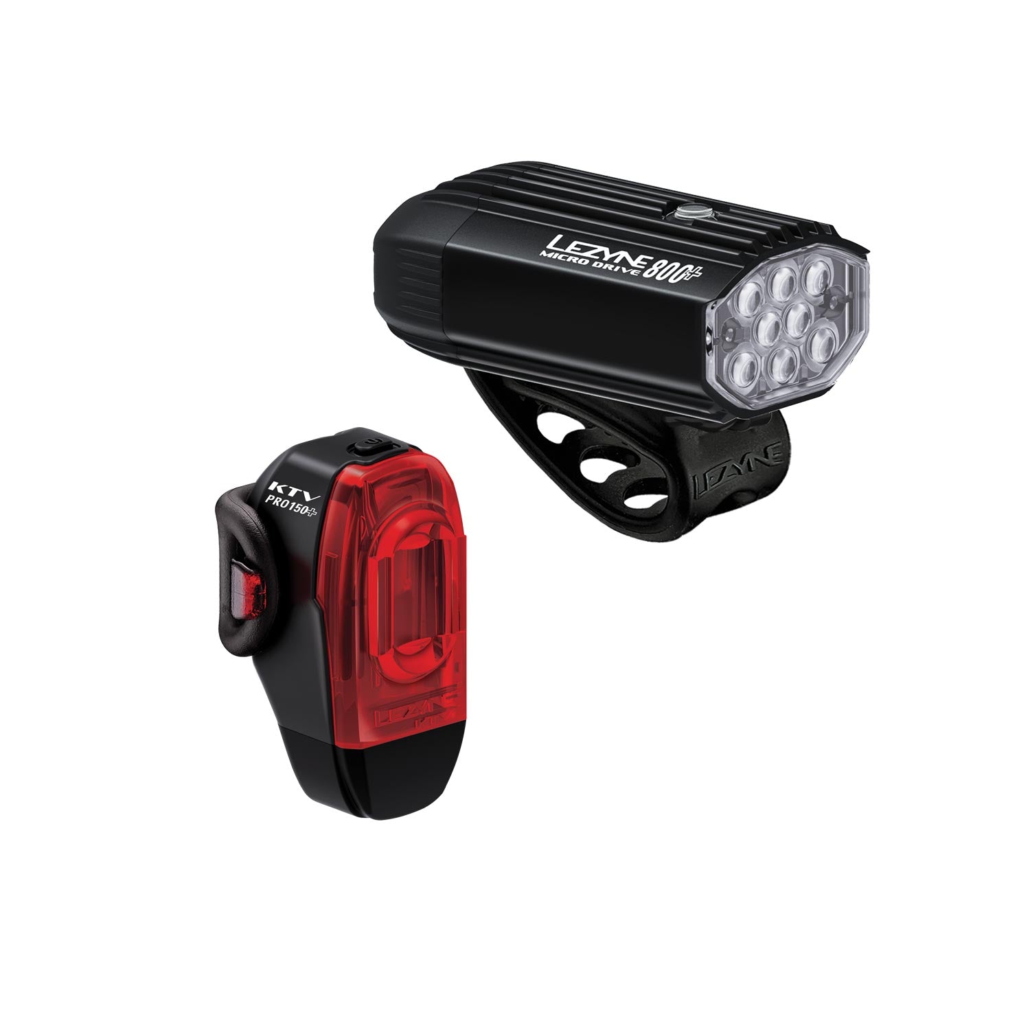 LEZYNE MICRO DRIVE 800+ & KTV DRIVE PRO+ | LED BIKE LIGHT SET