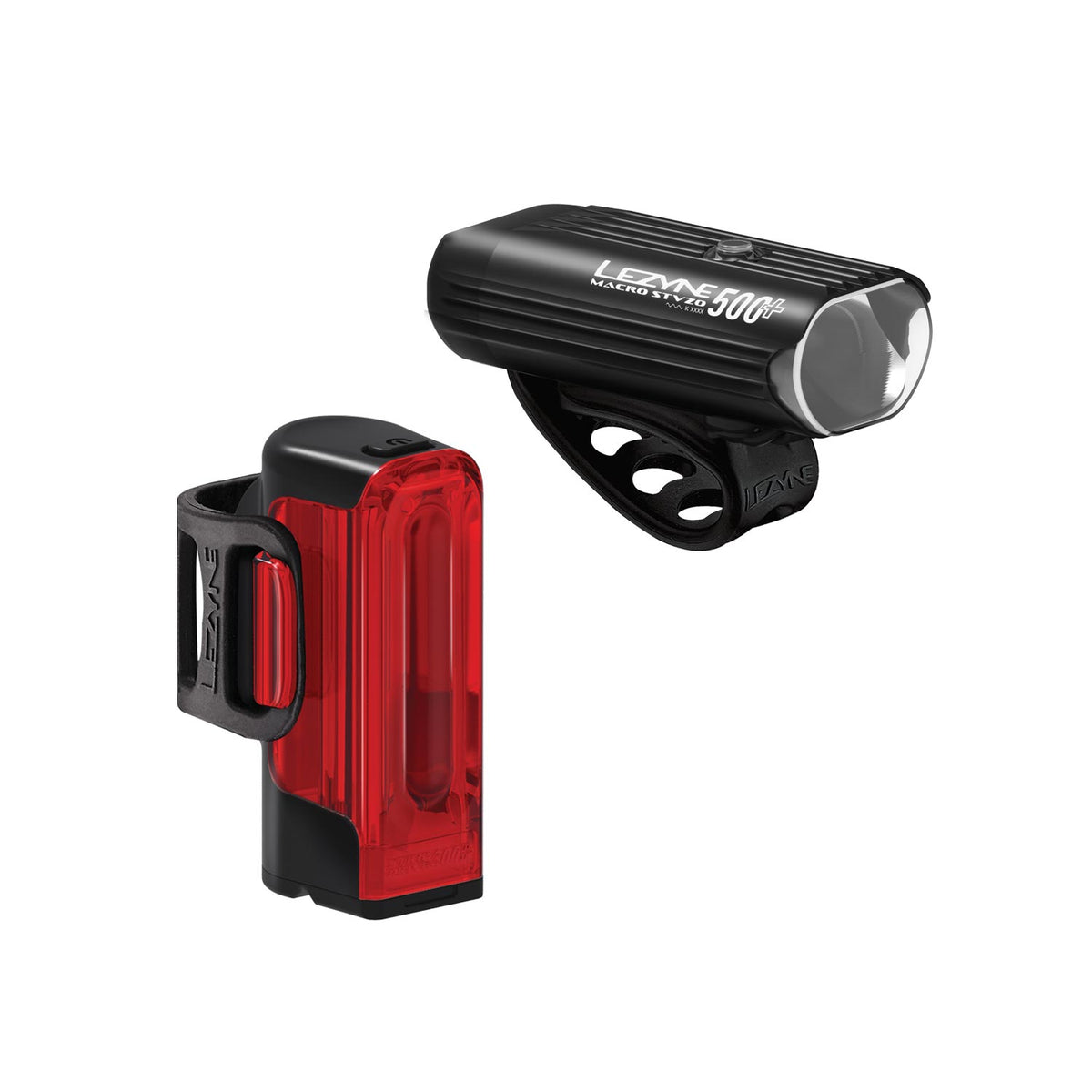 LEZYNE MACRO StVZO 500+ / STRIP+ StVZO PAIR | LED BIKE LIGHT SET