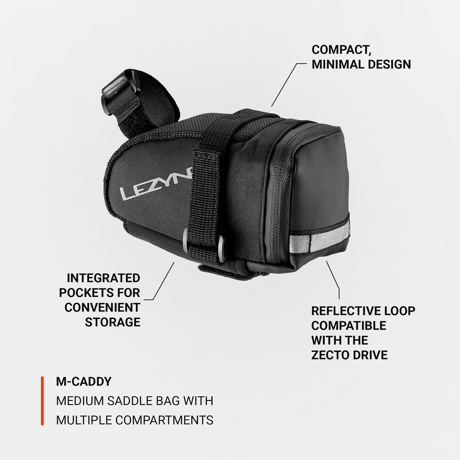 LEZYNE M-CADDY | BICYCLE SADDLE BAG