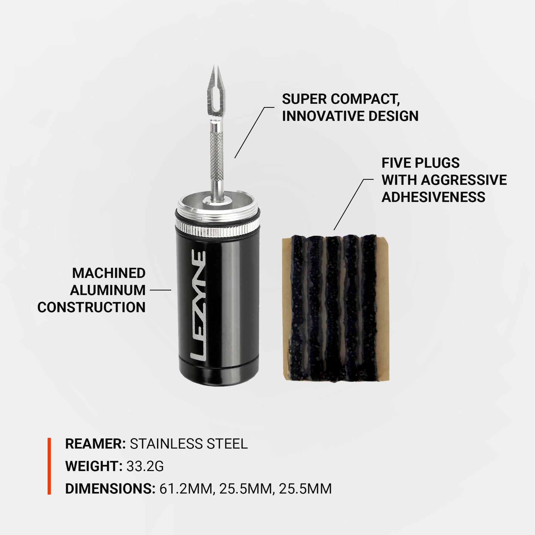 LEZYNE TUBELESS KIT | BIKE TIRE PLUG KIT