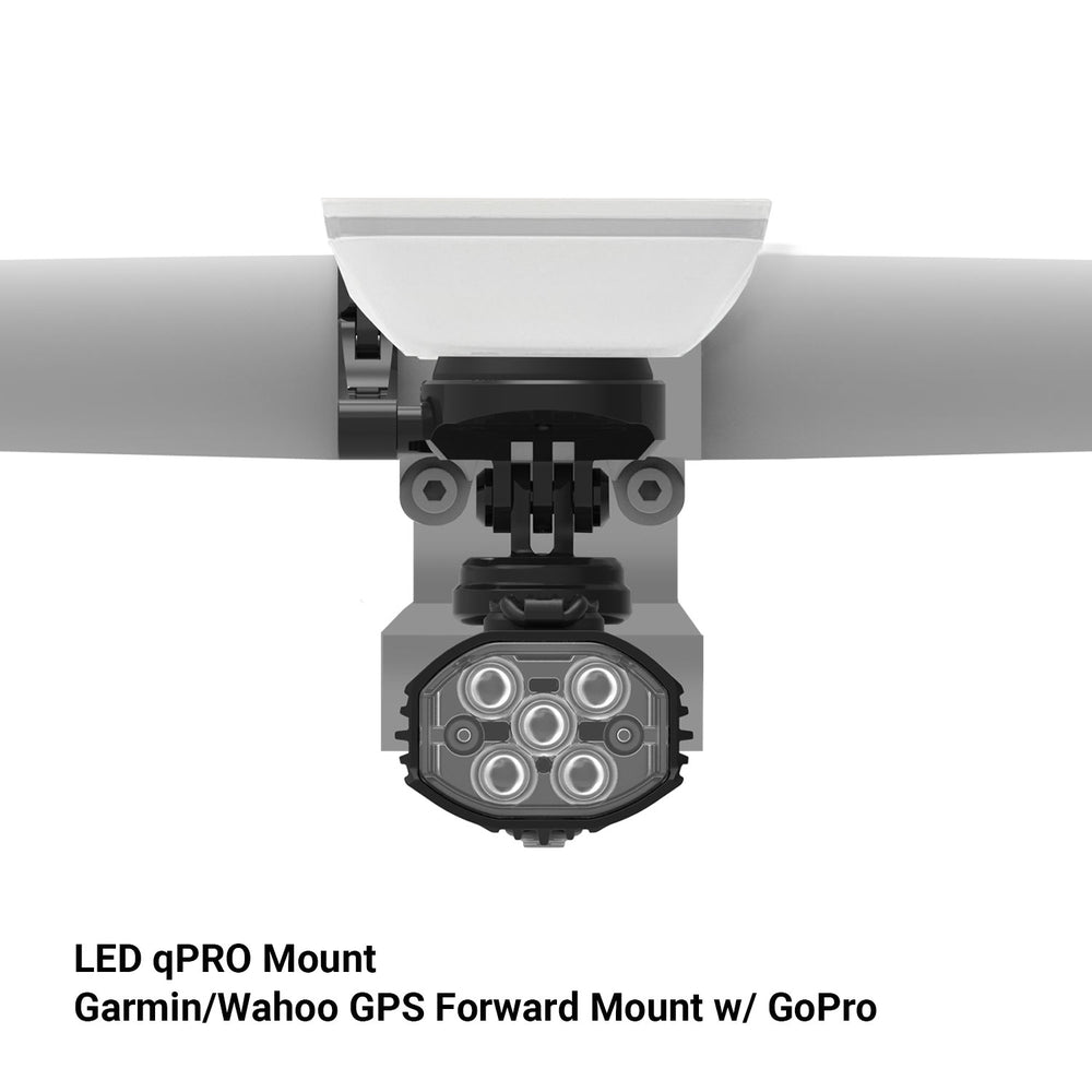 GARMIN/WAHOO GPS FORWARD MOUNT WITH GoPro| LED ACCESSORIES