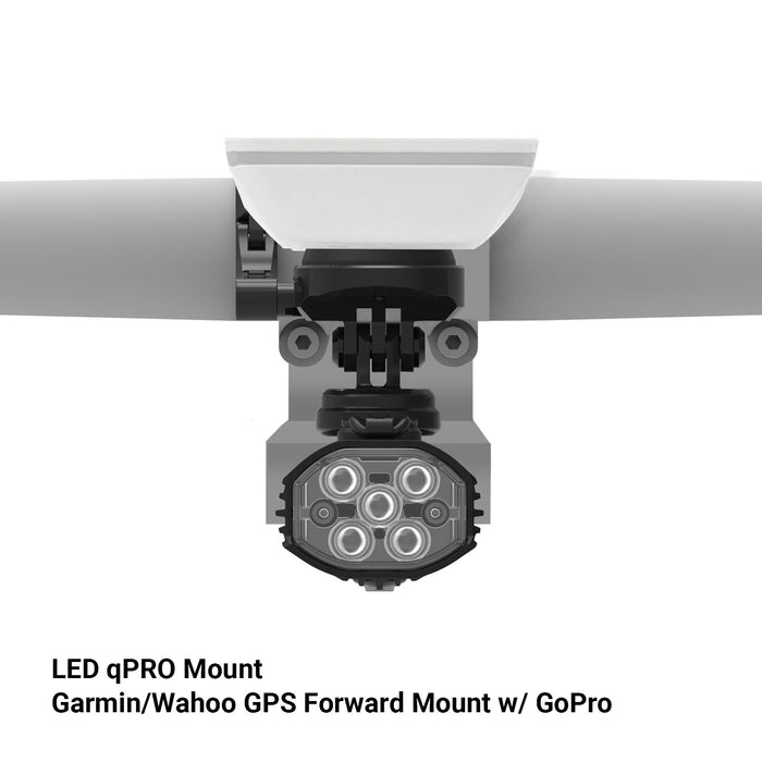 LEZYNE GARMIN/WAHOO GPS FORWARD MOUNT WITH GoPro | LED ACCESSORIES