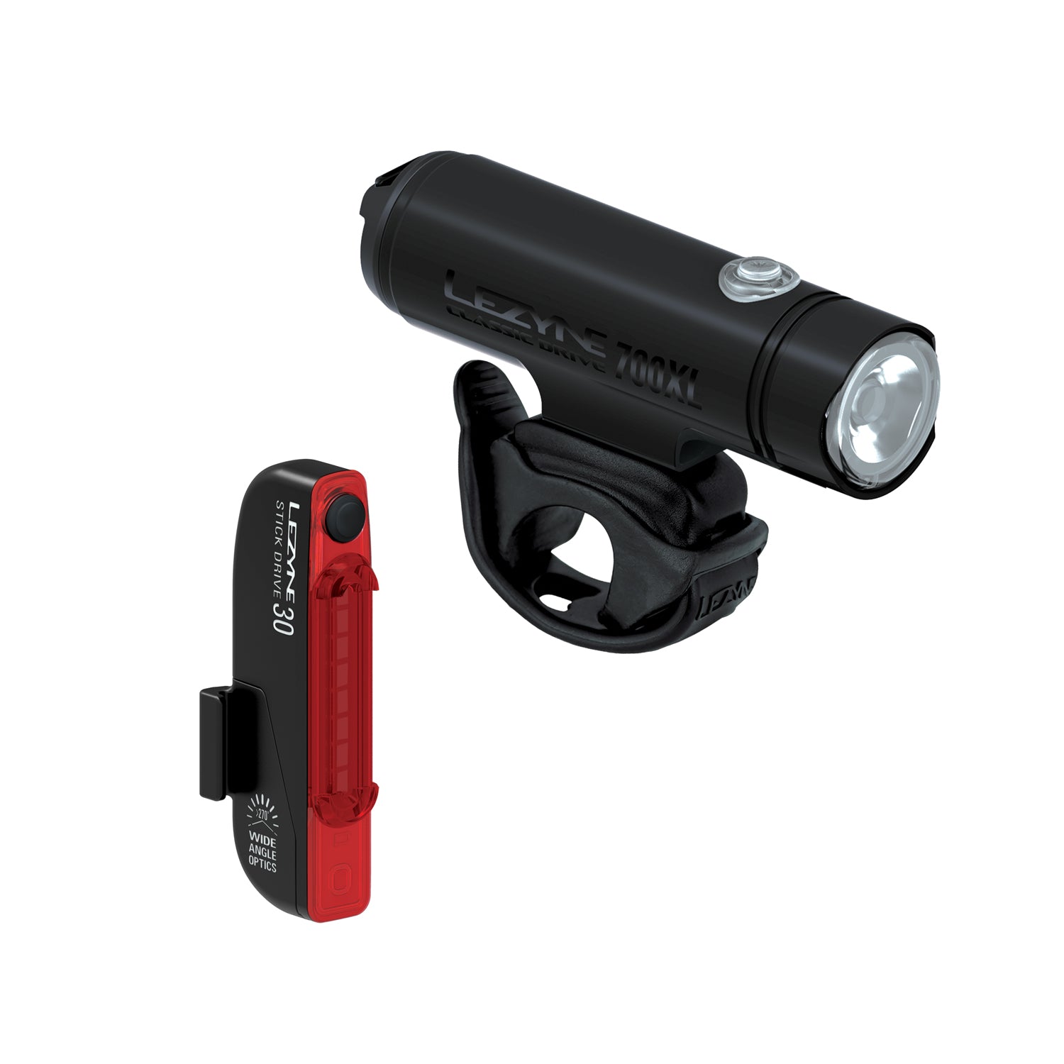 LEZYNE CLASSIC DRIVE 700XL / STICK PAIR | LED BIKE LIGHT SET