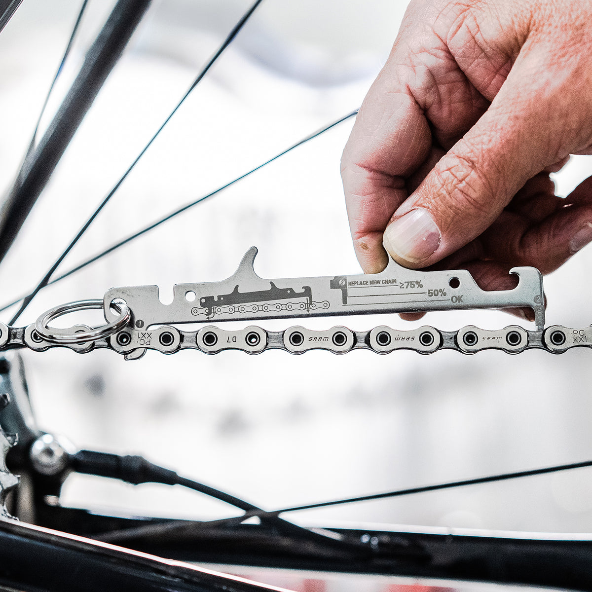 LEZYNE CHAIN GAUGE | BIKE CHAIN CHECKER TOOL