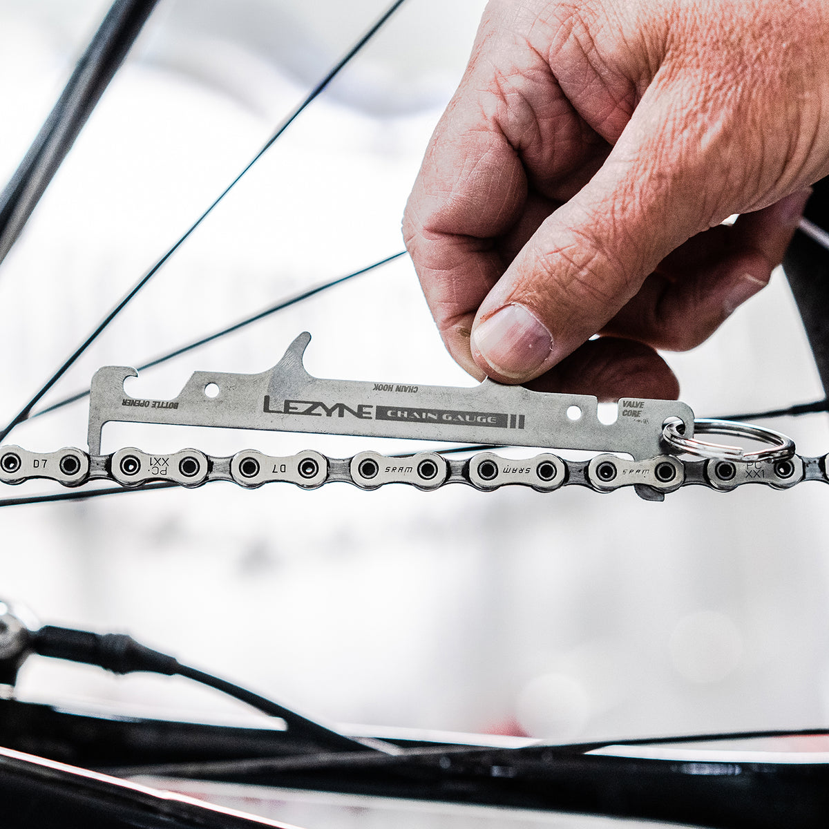 LEZYNE CHAIN GAUGE | BIKE CHAIN CHECKER TOOL