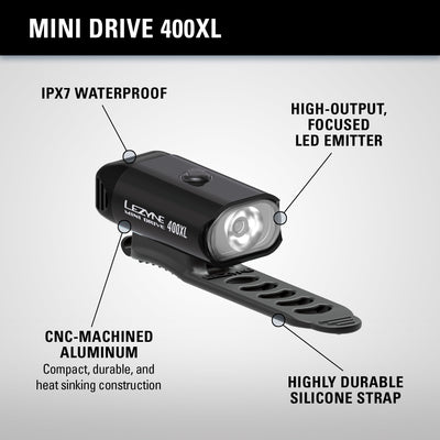 LEZYNE MINI DRIVE 400XL | LED BIKE LIGHT