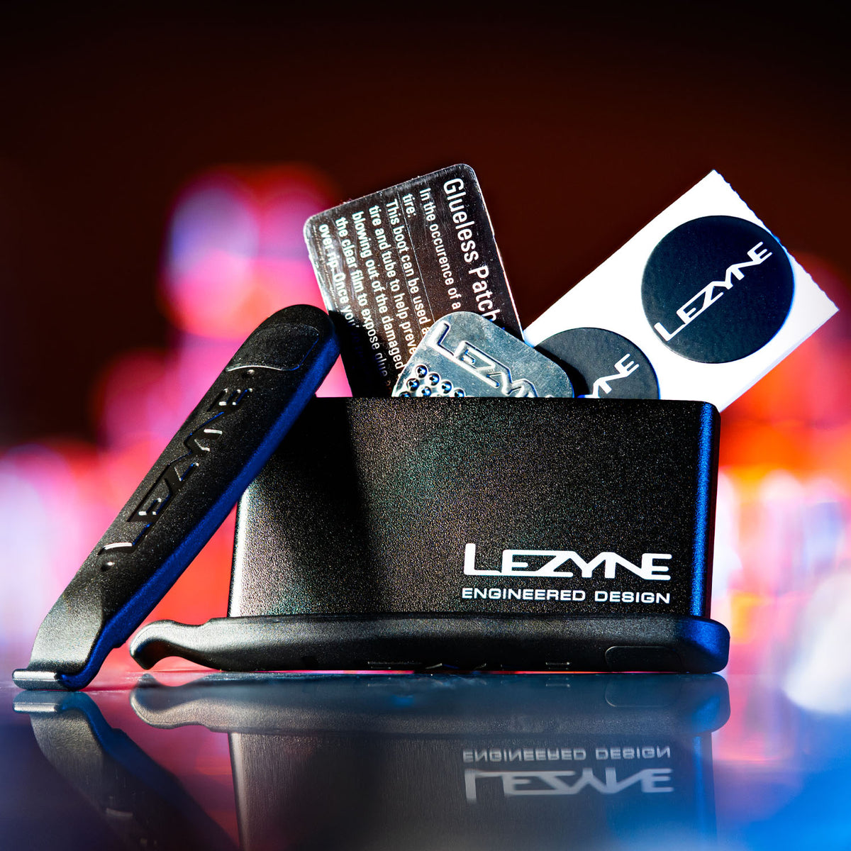 LEZYNE LEVER KIT | BIKE TIRE PATCH KIT WITH TIRE LEVERS